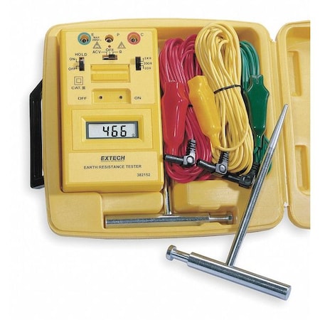 Extech Earth Ground Tester Kit, 820 Hz 382252 | Zoro