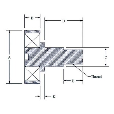 Dynaroll Mini Track Roller, Roller Dia 0.7500 In TFDN24 | Zoro