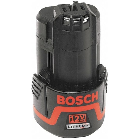 Bosch Battery, 12V, 1.3Ah, Li-Ion BAT412A | Zoro