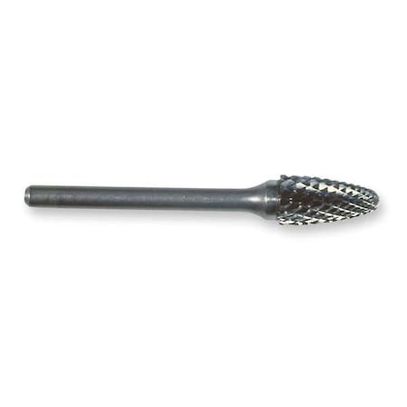 Widia Carbide Bur, Round Nose Tree, 1/2, dbl Cut M41389 | Zoro