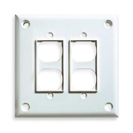 Cortech Double Duplex Wall Plates and Covers, Number of Gangs: 2 ...