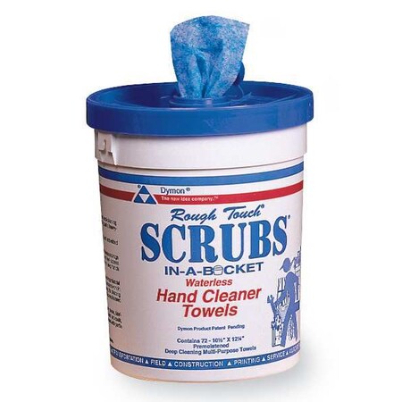 Scrubs Hand Cleaning Towels, 10 in x 12 in, Scrubs-in-a-Bucket, 72 ...