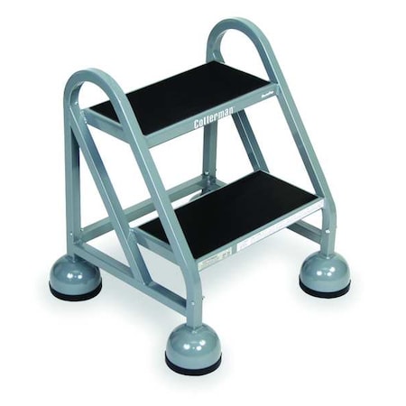 Cotterman 22 in H Steel Rolling Step, 2 Steps, 450 lb Load Capacity ST ...