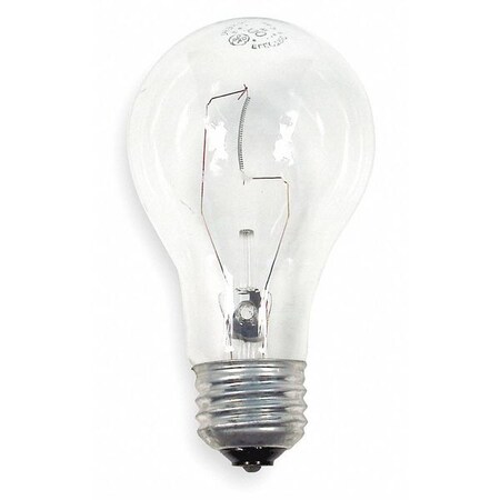 Current Incandescent Light Bulb, A19, 34/38W 38A/CL-130V | Zoro