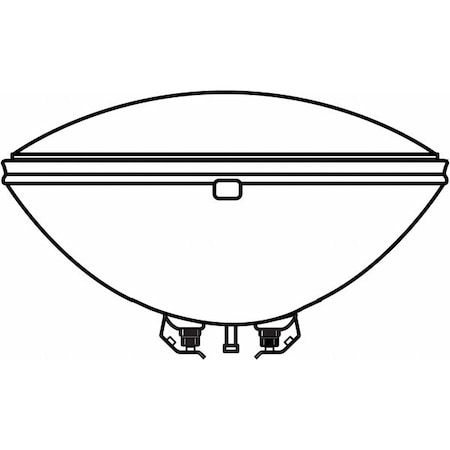 Current Incand Sealed Beam Lamp, PAR64,400/1000W 5557 | Zoro