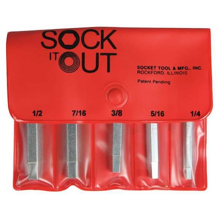 Sock It Out Screw Extractor Set, 5 Pc MIK-2 | Zoro