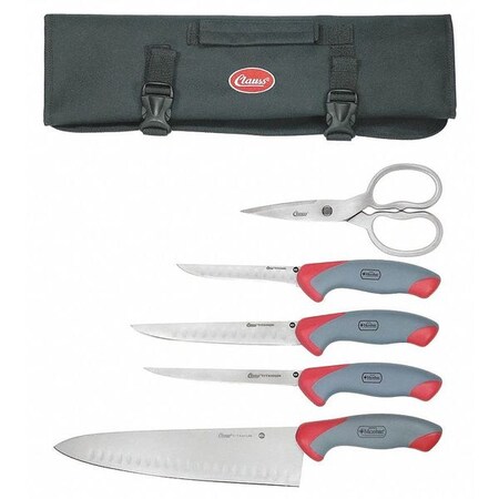Clauss Field Dressing Knife Kit, Fine, 5 Knives 18680 | Zoro