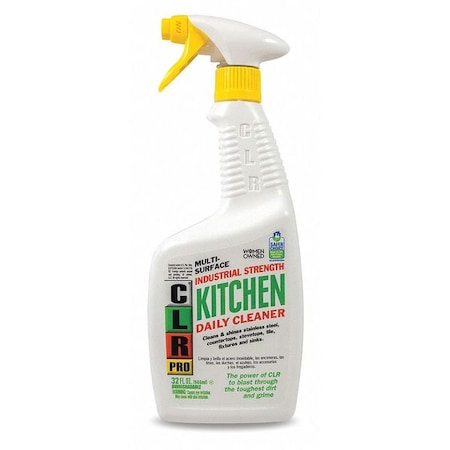 Clr Kitchen Cleaner, 32 oz. Trigger Spray Bottle, Clean Floral G ...