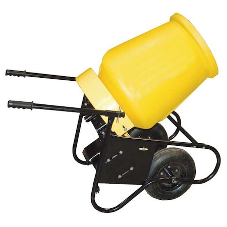 Westward Wheelbarrow Mixer, 3 1/2 Cu. Ft., 1/2HP 10N693 | Zoro