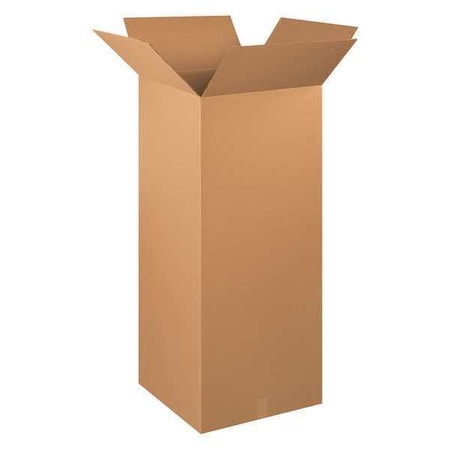 Partners Brand Tall Corrugated Boxes, 20"x20"x48", Kraft, PK10 202048 ...