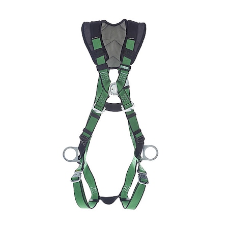 Msa Safety Fall Protection Harness, M/L, Polyester 10206145 | Zoro
