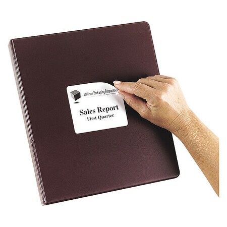 Avery Removable ID Labels, Removable, 3-1, PK150 7278206464 | Zoro