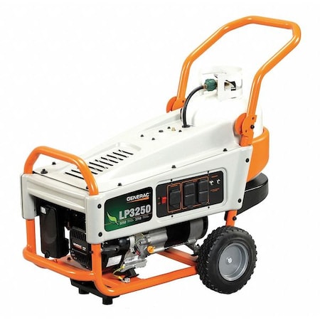 Generac Portable Generator, Liquid Propane, 3250 Rated, 3750 Surge ...