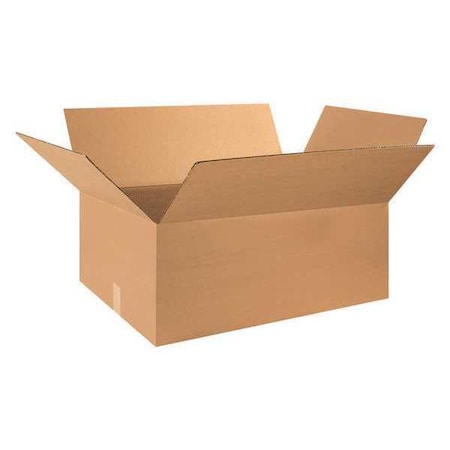 Zoro Select 28 in x 20 in x 12 in Shipping Box, Kraft, Corrugate ...