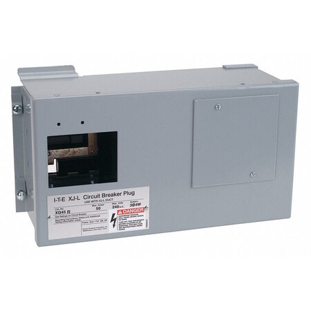 Siemens Bus Plug Enclosure, 60, 120/240V AC, XQ, 1 Phase, 4 Wire XQ45R ...