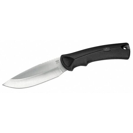 Buck Knives Fixed Blade Knife, Fine, Black, 3-1/4 In 0673BKS | Zoro