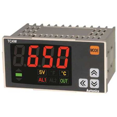 Autonics Temp Indicator, RTD/J/K TC, -148 to 2192F TC4W-N4N | Zoro