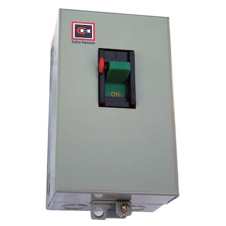Eaton Manual Motor Starter, NEMA M-0, 3 P, 3 Phase, Toggle, 5 A B100S0C ...