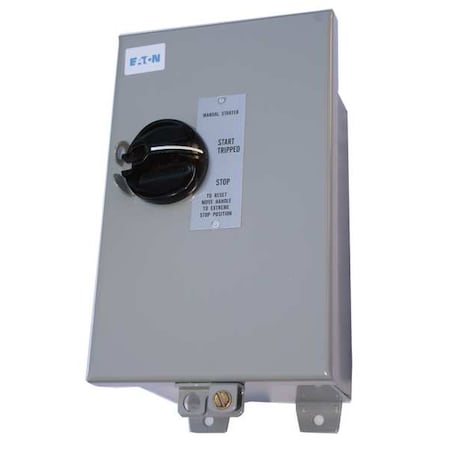 Eaton Manual Motor Starter, NEMA M-1, 3 P, 3 Phase, Toggle, 45 A ...