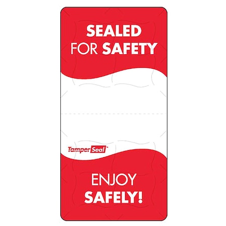 Daymark Food Safety Label, Red/White, 4 in H IT119541 | Zoro