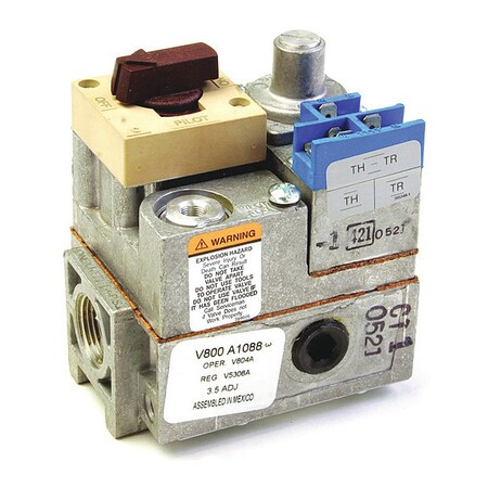 Honeywell Home STANDING PILOT GAS VALVE, STANDARD OPENIN V800A1591 | Zoro