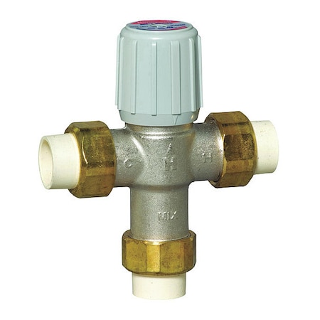 Resideo Braukmann AM-1 SERIES LEAD FREE MIXING VALVE, 1/2", 80-120F ...