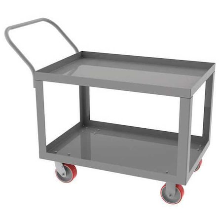 Greene Manufacturing Low Profile Service Cart, 24"Dx36"Wx38"H, 11 ga ...