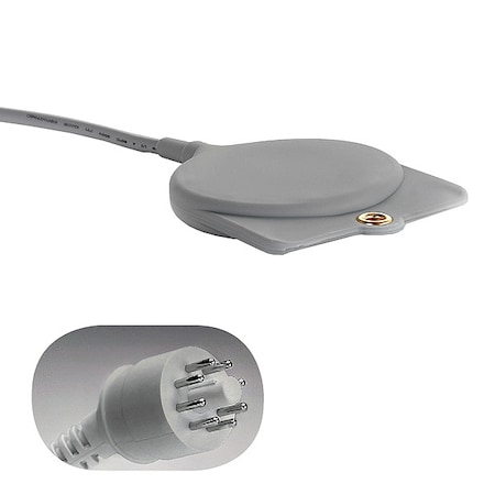 Crest Healthcare Call Cord, 8-Pin, Gray, Single, 10 ft. 118808-10 | Zoro