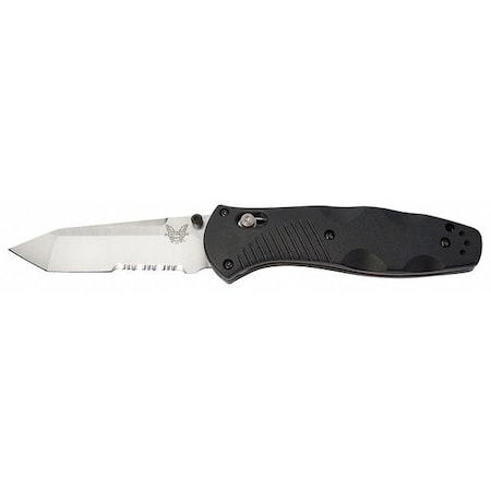 Benchmade Folding Knife, Serrated, Tanto, Blk, 3-5/8 583S | Zoro