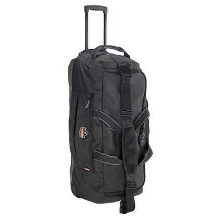Ergodyne Duffel Bag, Black, Polyester, 5 Pockets GB5120 | Zoro