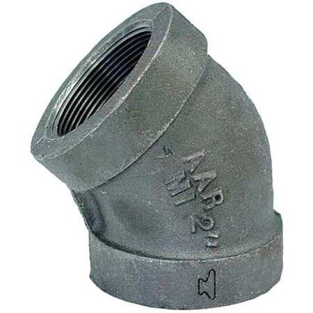 Anvil 45 Degree Elbow 45 Degree Elbow, 3/4" Pipe, FNPT, Malleable Iron ...