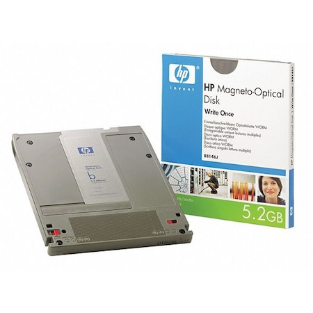 Hp Magneto Optical Disk, 5.20 GB HEW88146J | Zoro