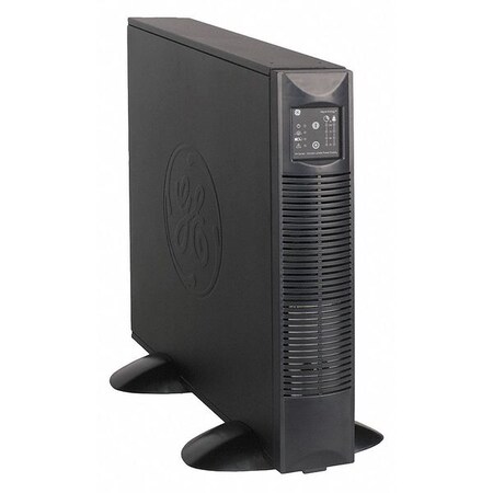 Ge Double Conversion UPS, 1kVA, 6 Outlets, Rack/Tower, Out: 100V AC ...