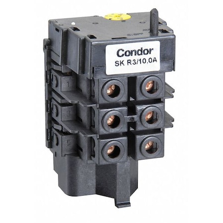 CONDOR USA, INC Thermal Overload,6.3 to 10A,3-Phase,MDR3 (SK-R3/10) | Zoro