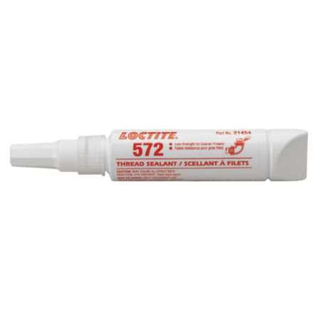 Loctite Low Strength Thread Sealant,50mL,White 572(TM) (231115) | Zoro