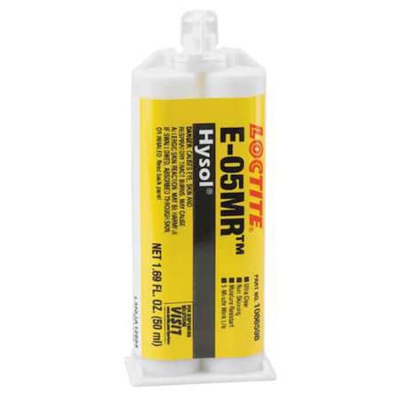 Loctite Epoxy Adhesive, E-05MR Series, Amber, Packet, 1:01 Mix Ratio ...