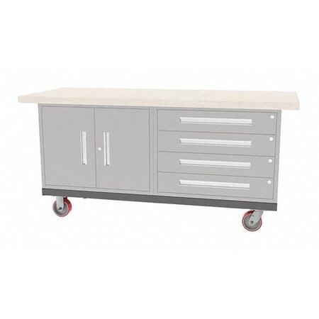 Greene Manufacturing Caster Base Kit, 24" D x 36", 5" Caster DTCB-2436 ...