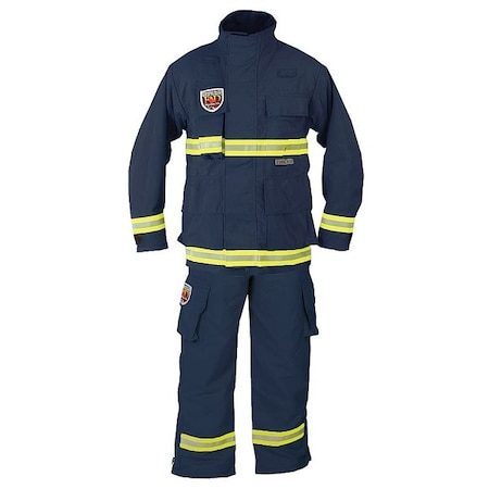 Fire-Dex USAR Jacket, Navy, 2XL, Nomex PCUSARNOMEXNAVY-2X | Zoro
