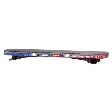 Code 3 Lightbar, LED, Halogen, Red/Blue, Perm, 47 In 21TRPL47A3RB | Zoro