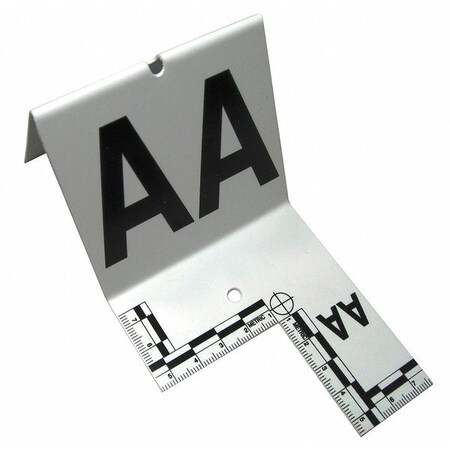 Cortech Cut-out ID Tents, A to Z, White IDTCA26 | Zoro