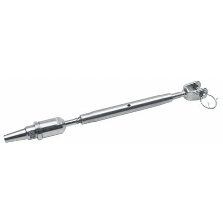 B/A Products Co Swageless Turnbuckle, Fixed Jaw, 5/16 In 4-330D | Zoro