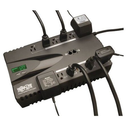 Tripp Lite Power Strip, Surge, 12 -Outlet 5-15R, 5-15p, 5 ft. ECO850LCD ...