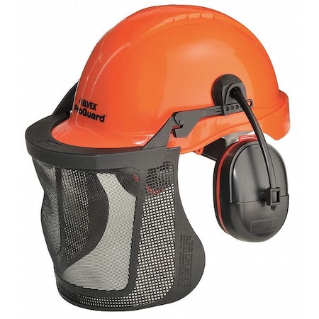 Delta Plus Safety Helmet System, Orange CU-30R-V | Zoro