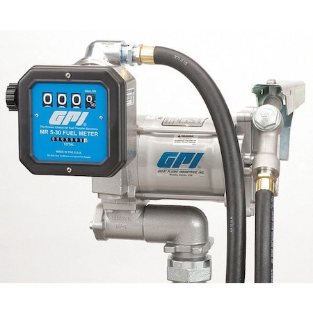 Gpi Fuel Transfer Pump, 115VAC and 230VAC, 20 Max. Flow Rate , 1/3 HP ...
