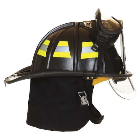 Fire-Dex Fire Helmet, Fiberglass, Yes, White, Fits Hat Size 6-1/2 to 9 ...