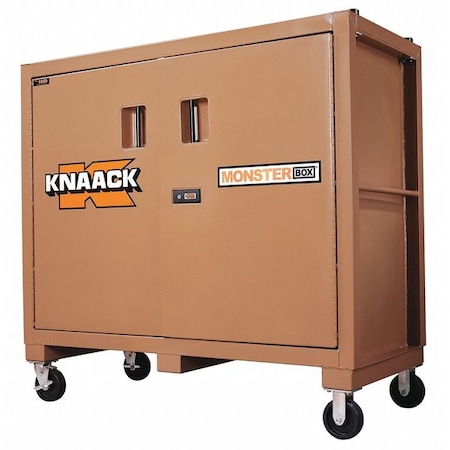 Knaack Model 1020 MONSTER BOX Jobsite Cabinet, Tan, 66" W x 30" D x 54 ...