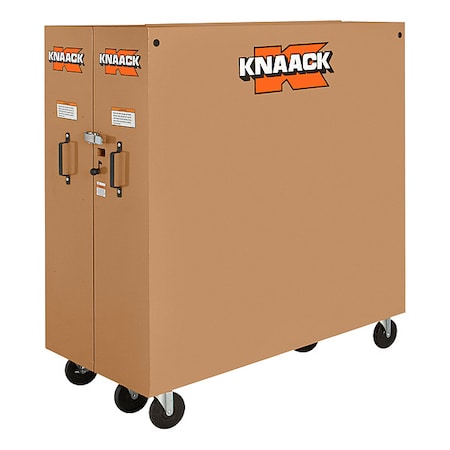 Knaack Model 100 JOBMASTER Clamshell Jobsite Cabinet, Tan, 60" W x 30 ...