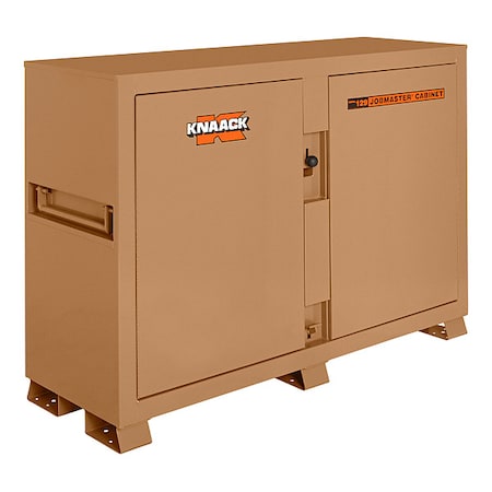 Knaack Jobsite Cabinet, Tan, 72 in W x 24 in D x 51 in H 129 | Zoro