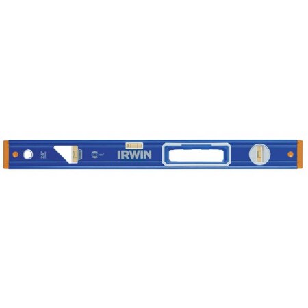 Irwin Box Beam Level, Aluminum, 24 In L, 3 Vials 1794063 | Zoro