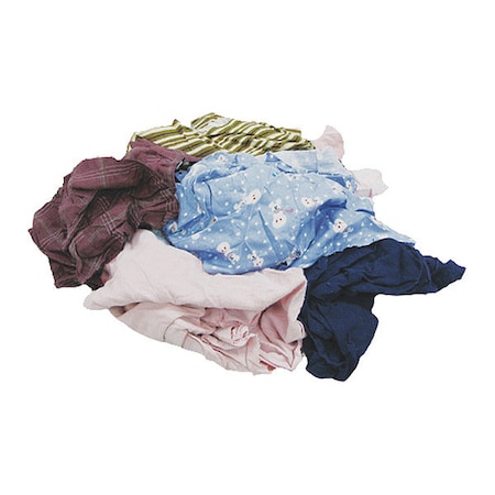 Zoro Select Reclaimed Colored Knit Cloth Rag 50 lb. Varies Sizes ...